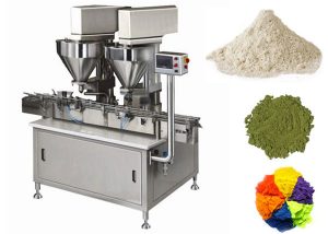 Mesin Pengisian Bubuk 2 Kepala Otomatis - Pengisi Top